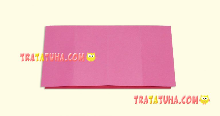 Origami pig: a step-by-step photo instruction