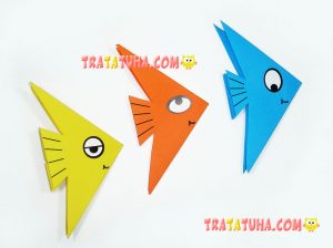 Origami Fish: the Easiest Way for Kids