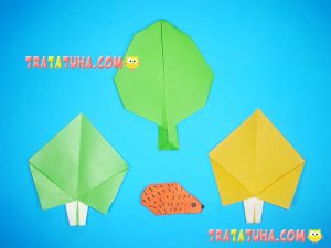 Origami Tree: 5 Simple Patterns for Kids Step by Step