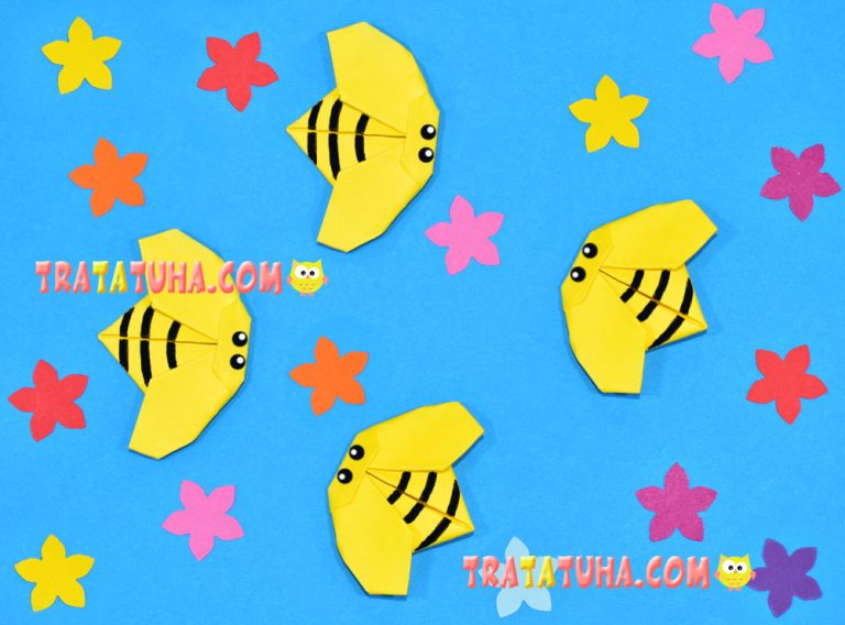 Origami Bee: Simple Paper Bees for Kids