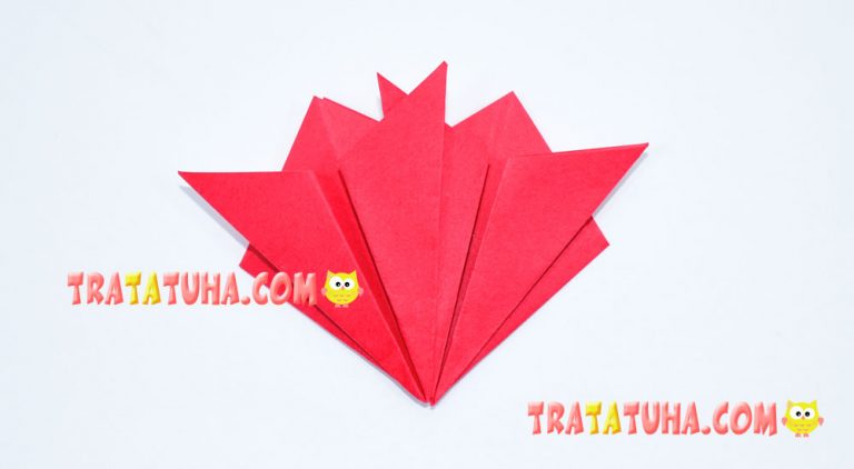 Origami Carnation Step by Step with Photo