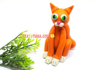 Clay Cat Step by Step for Kids