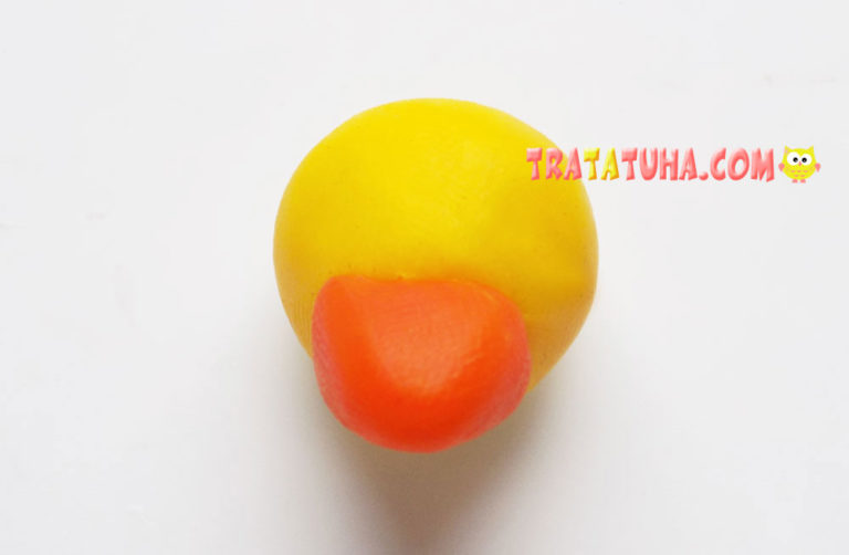 Clay Duck Step by Step for Kids