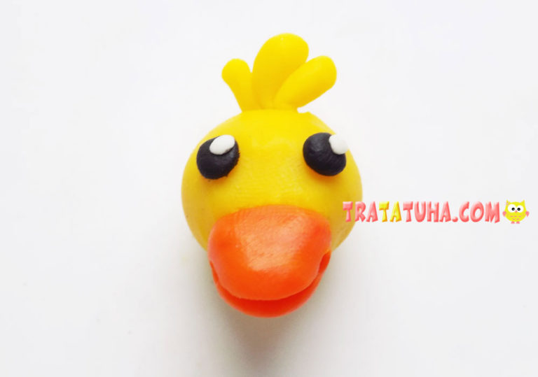 Clay Duck Step by Step for Kids