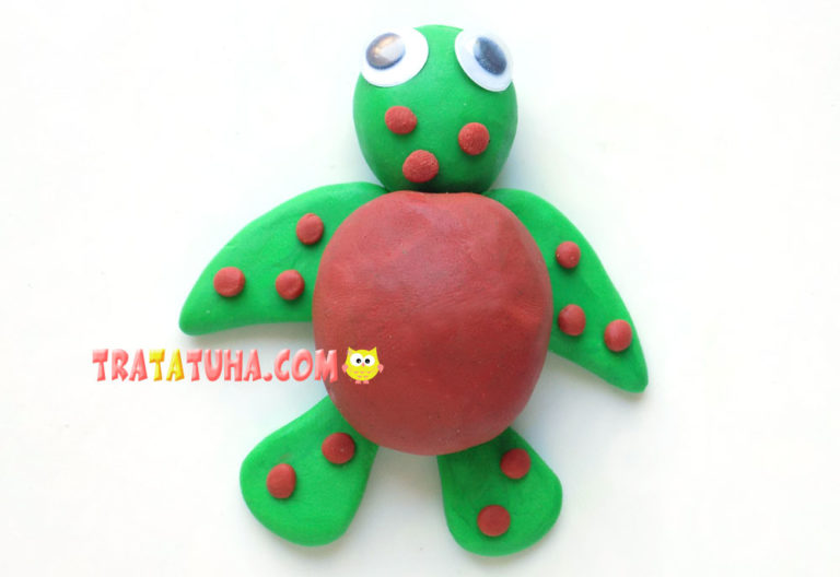 Clay Turtle Step by Step Tutorial