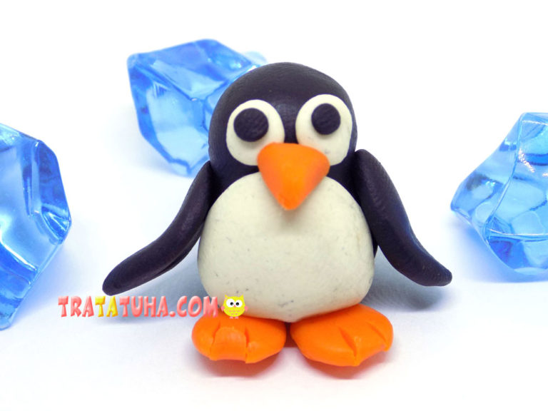 Clay Penguin for Kids Step by Step