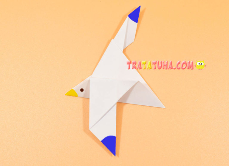 Origami Seagull: Step by Step Instructions