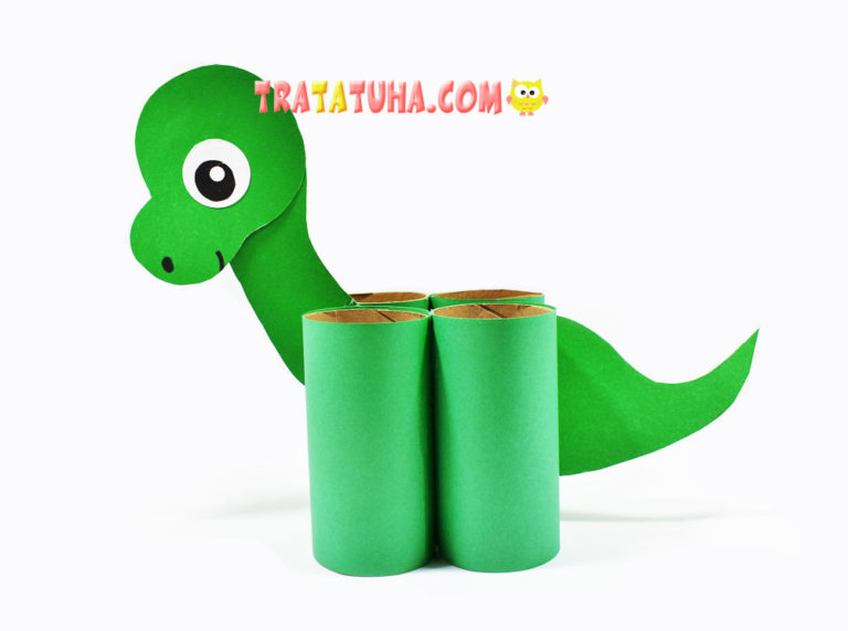 Paper Roll Dragon Craft: Dragon Pencil Holder