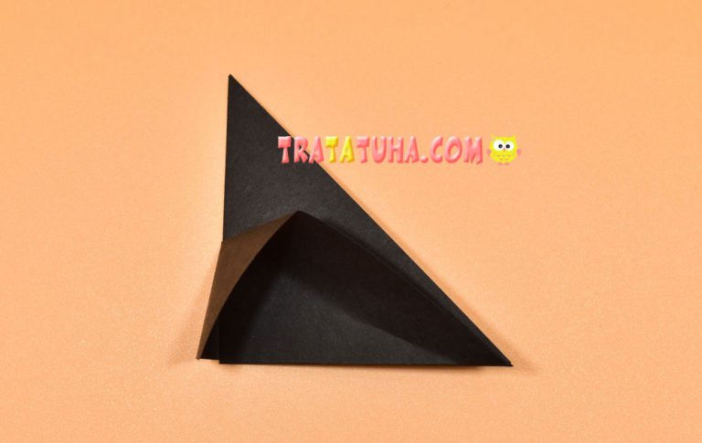 Origami Black Cat — Step by Step with a Photo