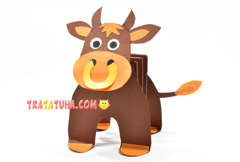 Accordion Paper Bull Craft