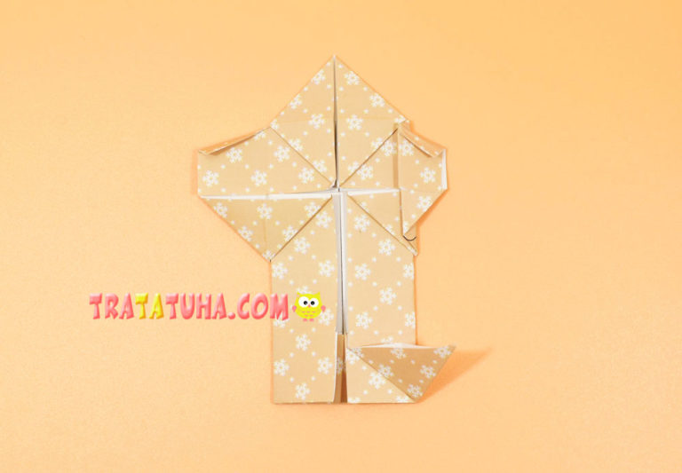 Origami Monkey Step by Step: DIY Paper Monkey