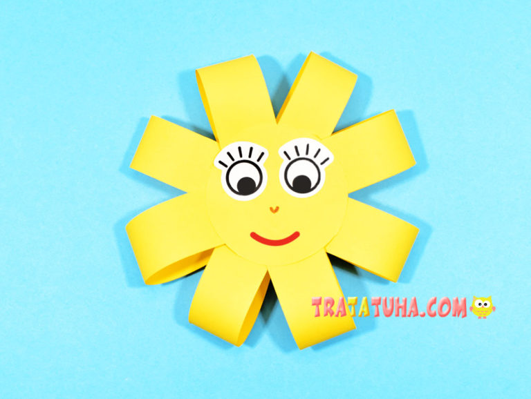 Paper Sun Craft — Easy Paper Strip Crafts
