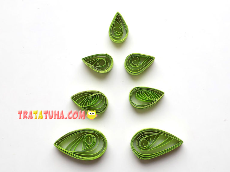 Quilling Tree Step by Step