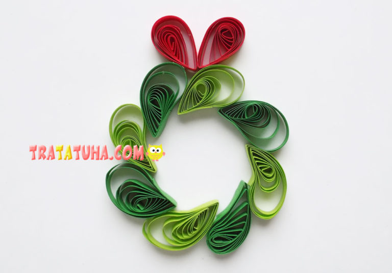 Quilling Christmas Wreath