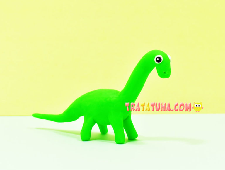 Clay Dinosaur Step by Step — Easy Way for Kids