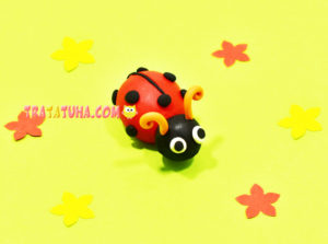 Clay Ladybug Step by Step for Kids