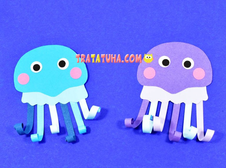 Paper Jellyfish Craft for Kids