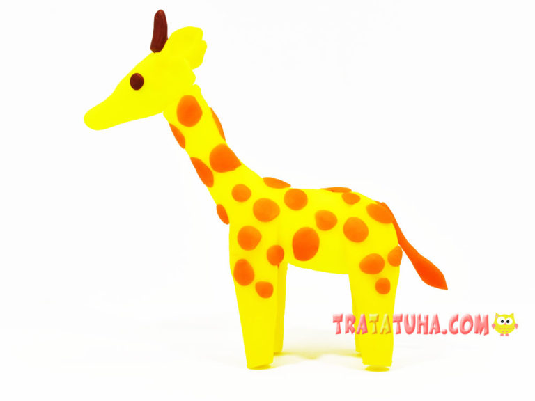 Clay Giraffe — Step by Step Modeling for Kids