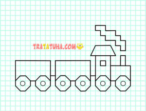 Graph Paper Drawings for Kids