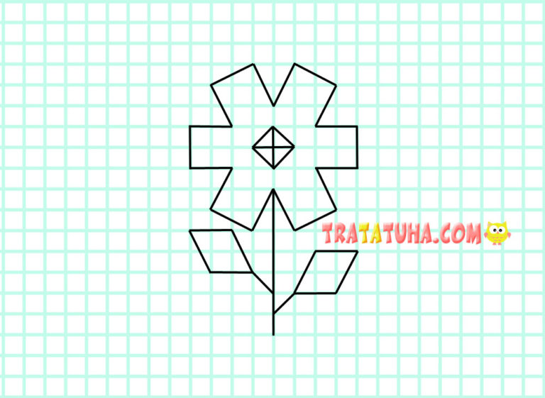 Graph Paper Drawings for Kids