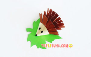 Paper Hedgehog Craft — Easy Cardboard Cone Craft