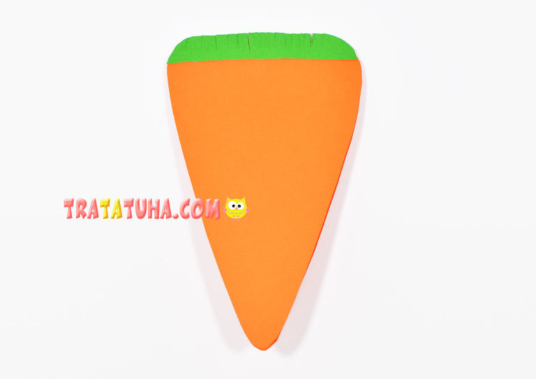 Easter Bunny With a Carrot Card