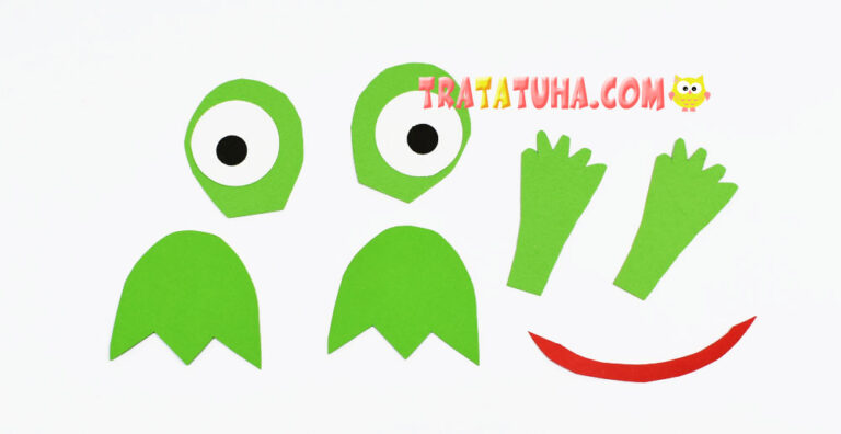 Apple Frog — Fruit Crafts for Kids