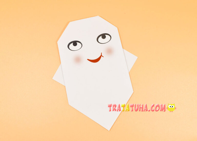 Easy Origami Ghost — 2 Ways Step by Step