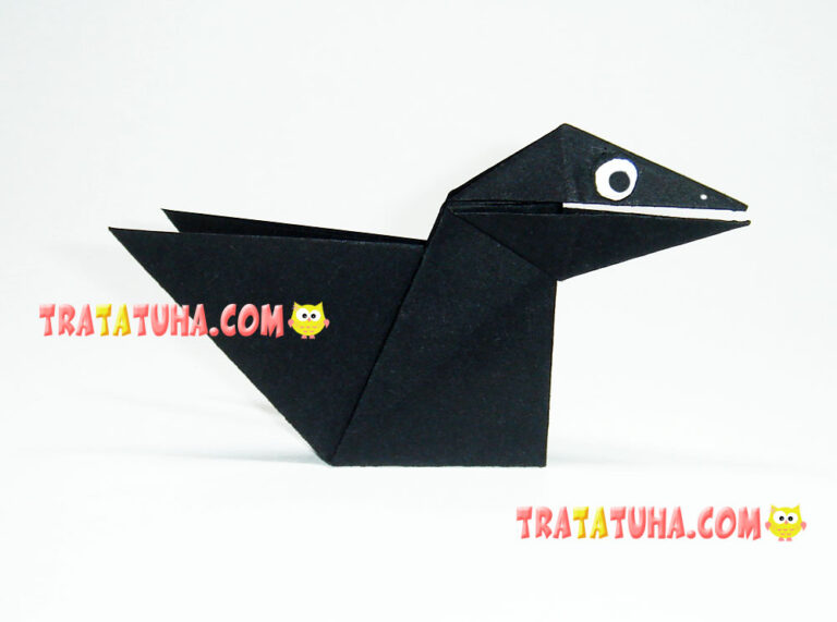 Origami Crow Step by Step