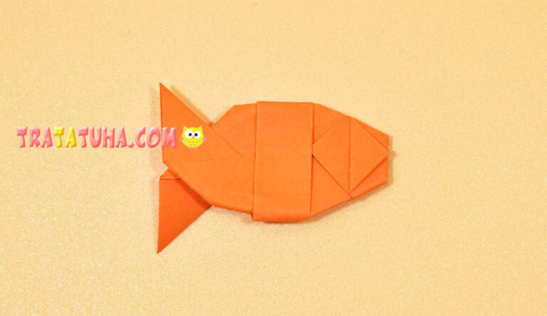 Origami Fish Step by Step — 7 Ways for Kids
