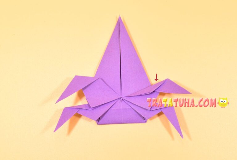 Origami Spider — Step by Step Instruction