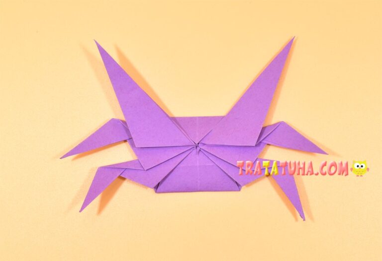 Origami Spider — Step by Step Instruction