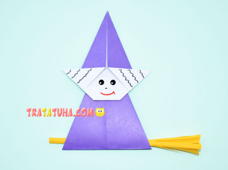 Halloween Origami for Kids — Step by Step With a Photo