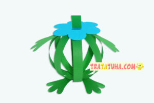 Paper Strips Frog Craft