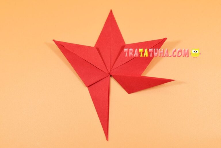 How to Fold an Origami Maple Leaf — Step by Step Instructions