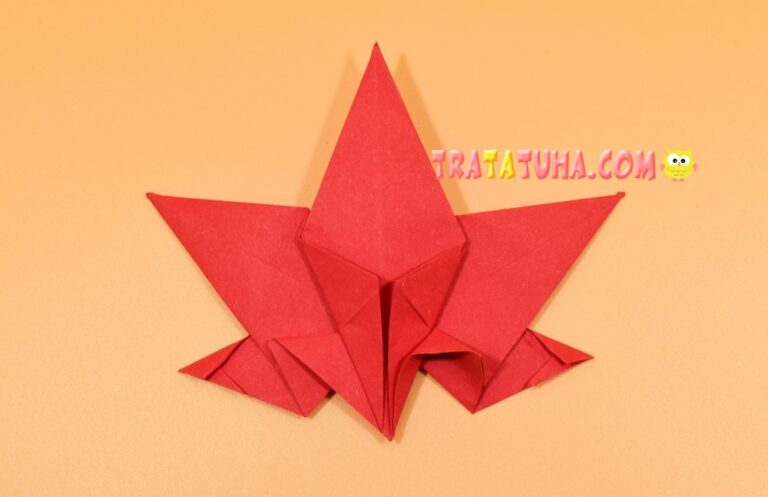 How to Fold an Origami Maple Leaf — Step by Step Instructions