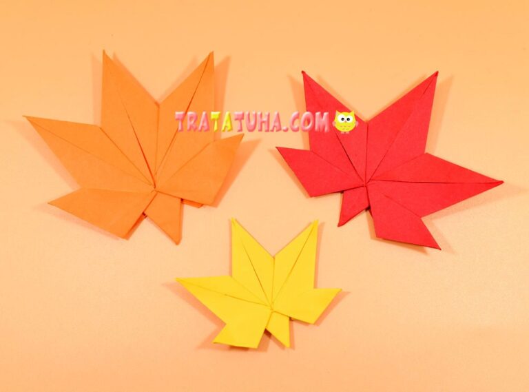 How to Fold an Origami Maple Leaf — Step by Step Instructions