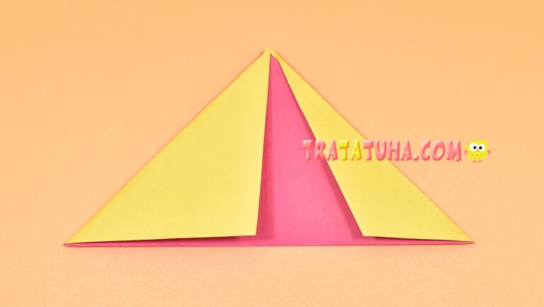 Origami Umbrella with Rain Step by Step