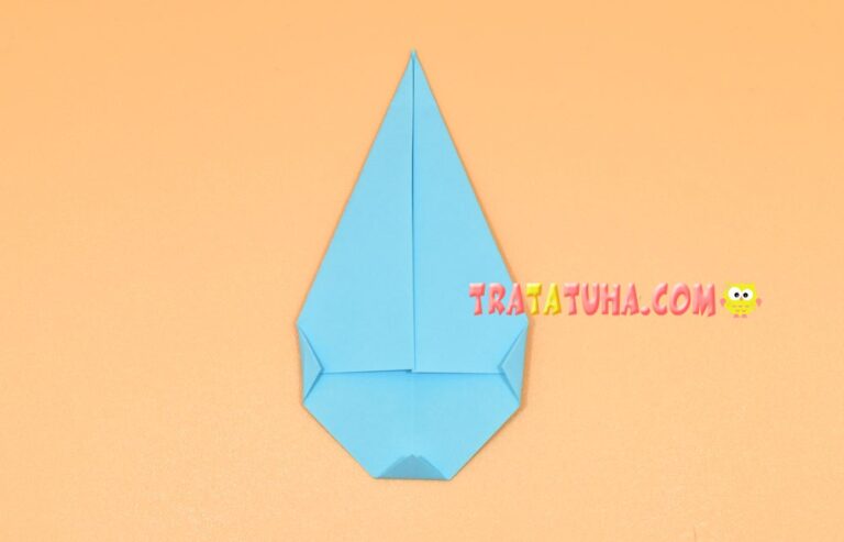 Origami Umbrella with Rain Step by Step