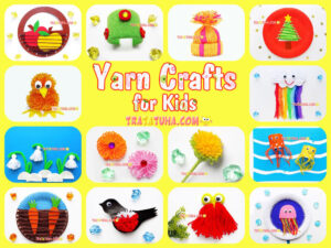 Yarn Crafts for Kids — Ideas and Tutorial