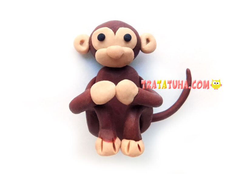 Clay Monkey Step by Step Modeling for Kids
