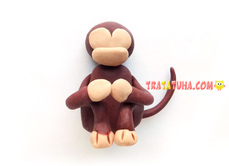 Clay Monkey Step by Step Modeling for Kids