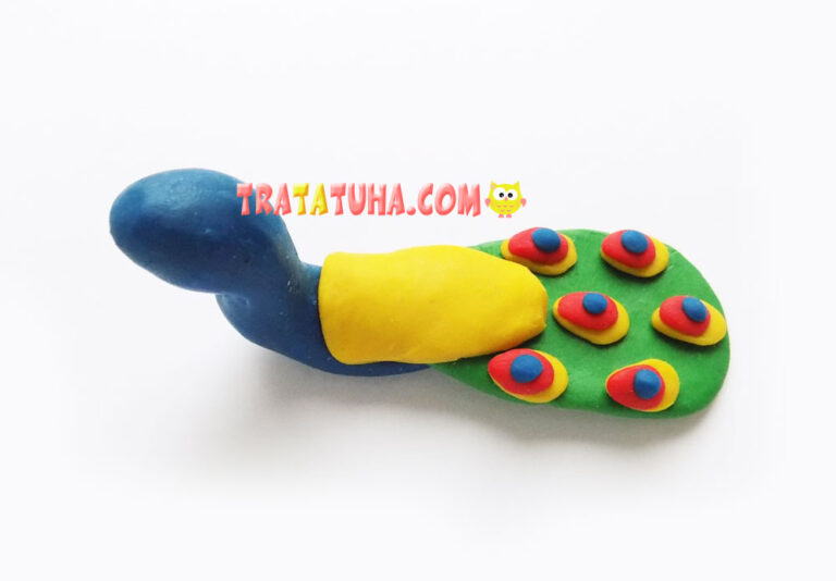 Clay Peacock Step by Step