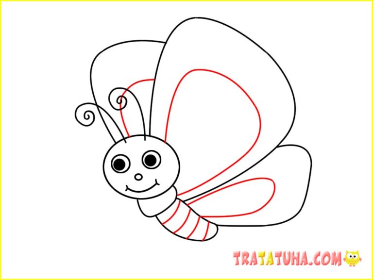 How to Draw a Butterfly — 4 Ways for Kids