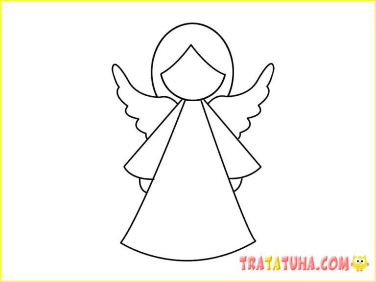 How to Draw an Angel — Step by Step Lessons for Kids