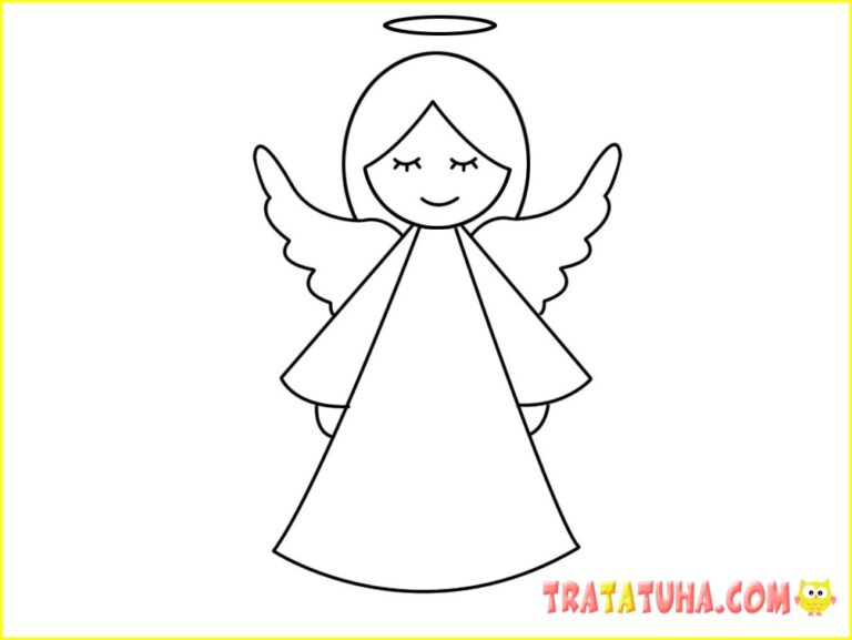 How to Draw an Angel — Step by Step Lessons for Kids