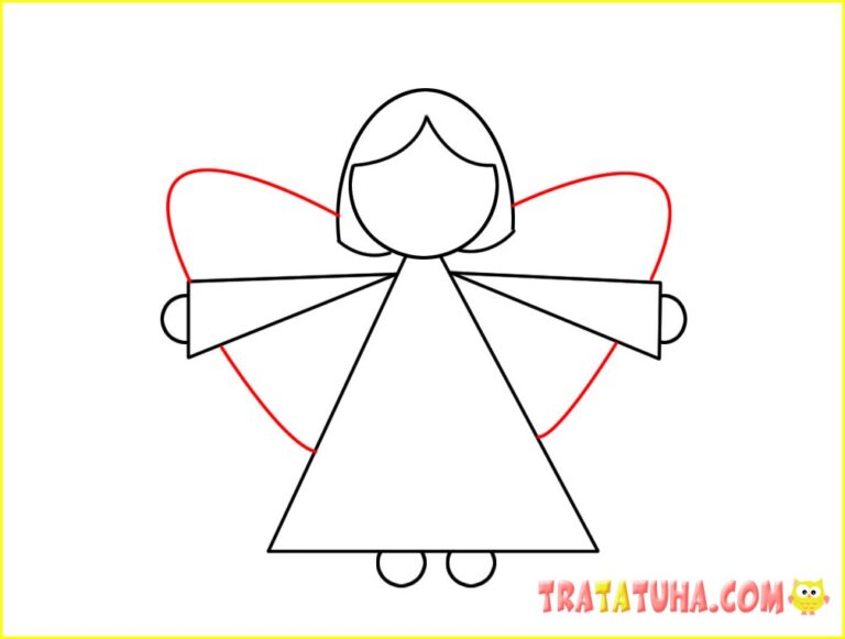 How to Draw an Angel — Step by Step Lessons for Kids