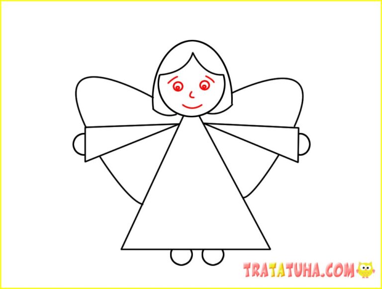 How to Draw an Angel — Step by Step Lessons for Kids