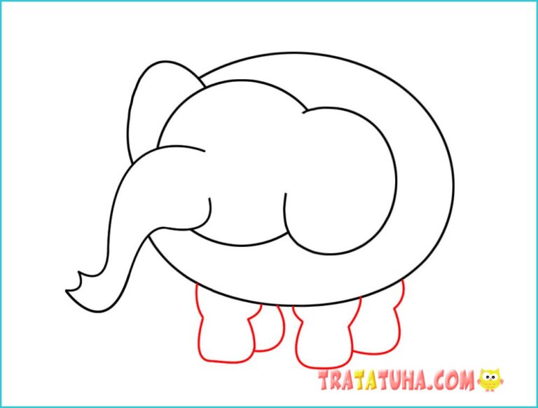 How to Draw an Elephant Step by Step — 6 Lessons for Kids