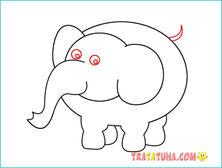 How to Draw an Elephant Step by Step — 6 Lessons for Kids